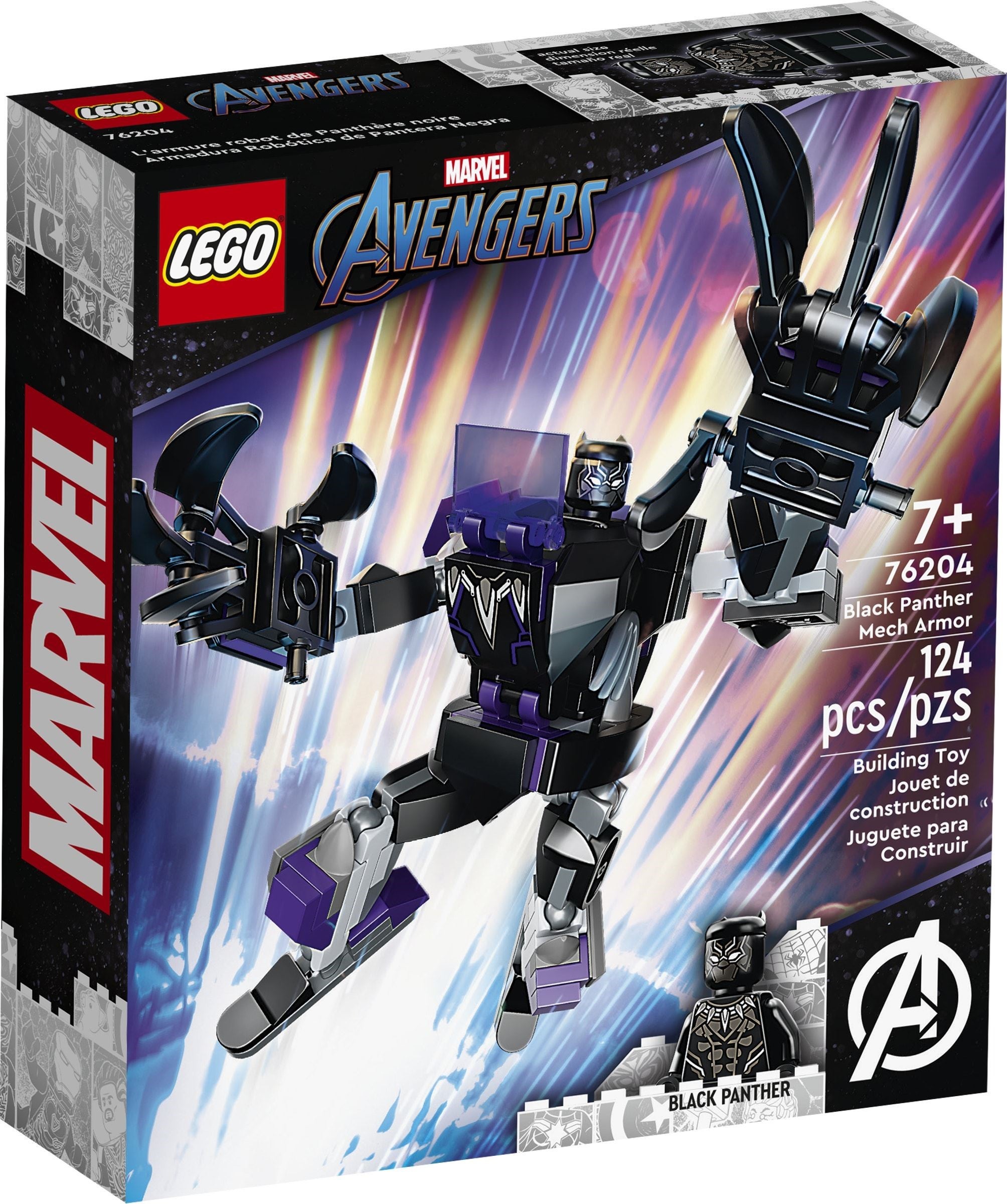 76204 Lego Black Panther Mech Armor | JOHN'S BOX OF BRICKS