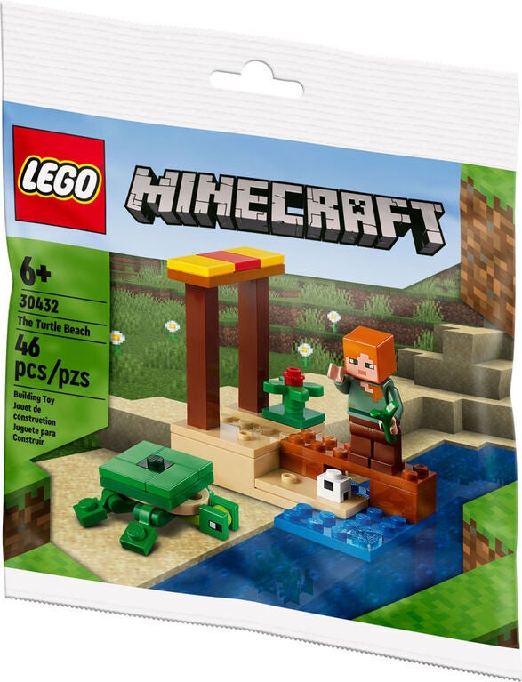 30432 Lego Minecraft The Turtle Beach Polybag | JOHN'S BOX OF BRICKS