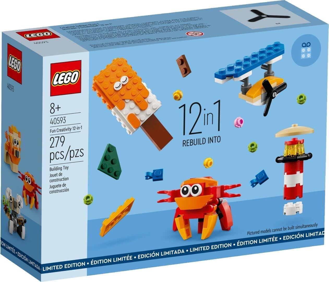 D-40593 Damaged LEGO Fun Creativity 12-in-1 | JOHN'S BOX OF BRICKS