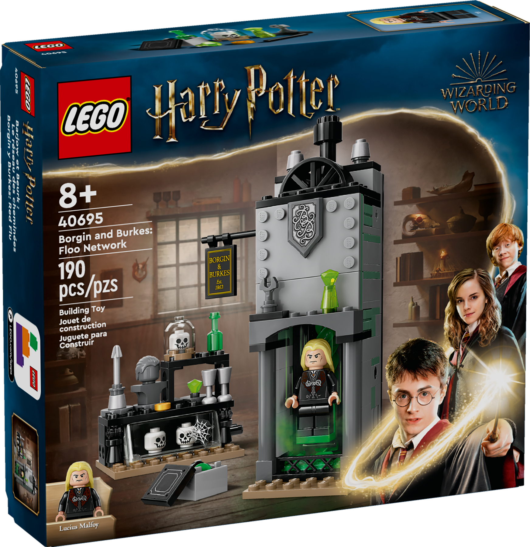 40695 Harry Potter Borgin and Burkes: Floo Network | JOHN'S BOX OF BRICKS