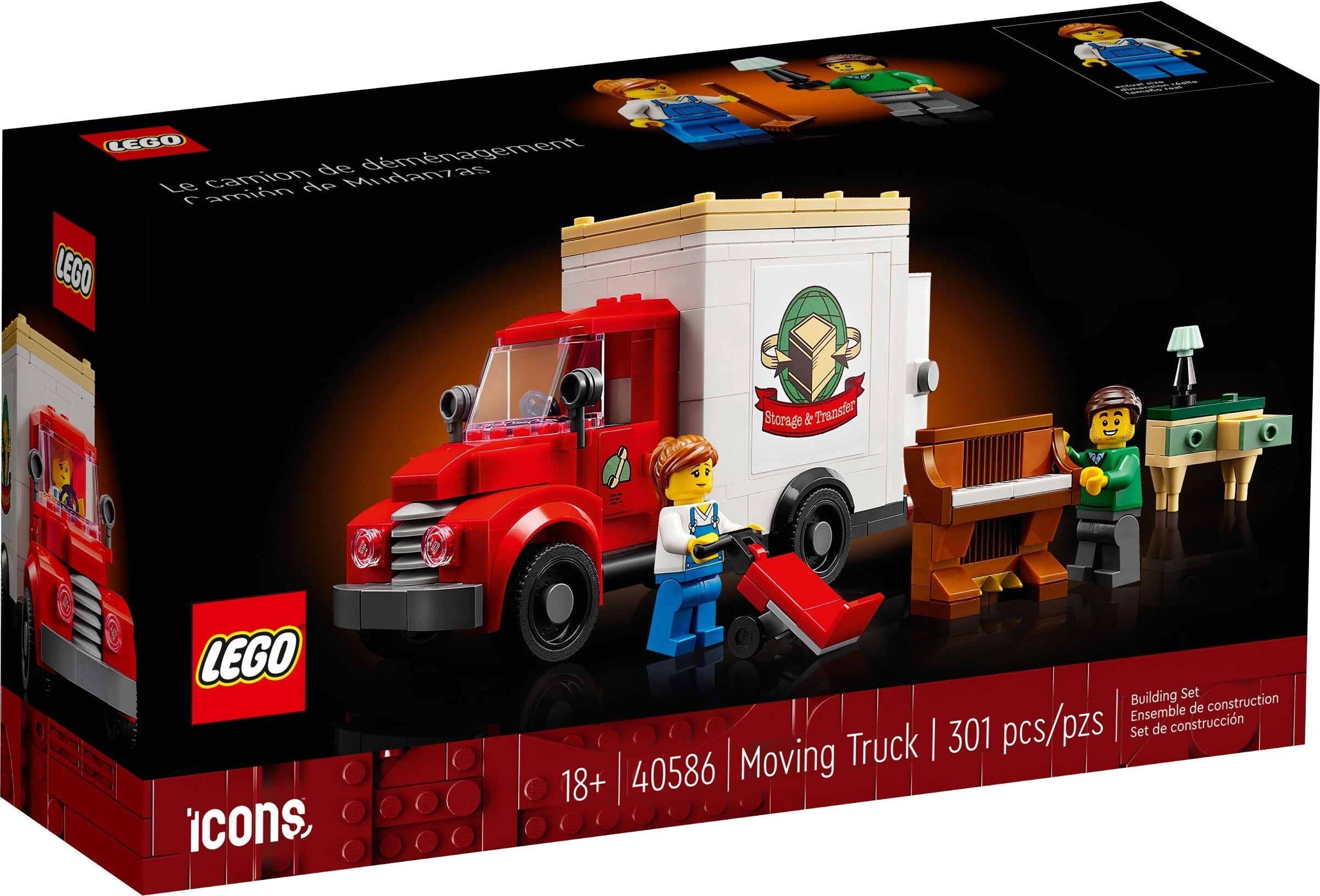 40586 LEGO Icons Moving Truck | JOHN'S BOX OF BRICKS