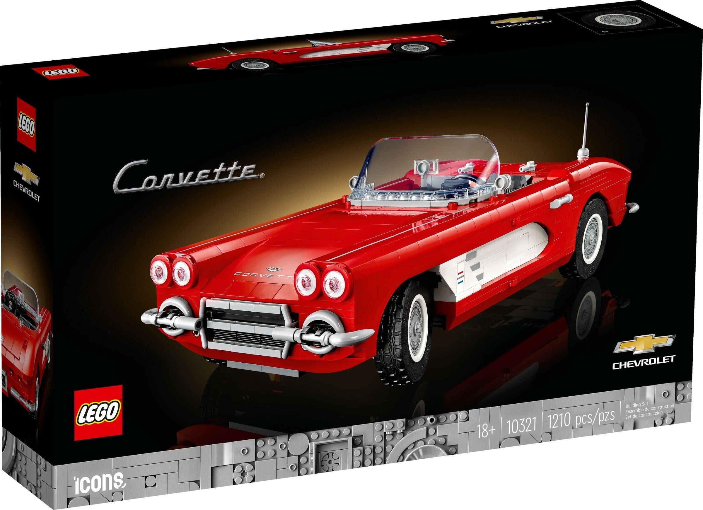 10321 Lego ICONS Chevy Corvette | JOHN'S BOX OF BRICKS